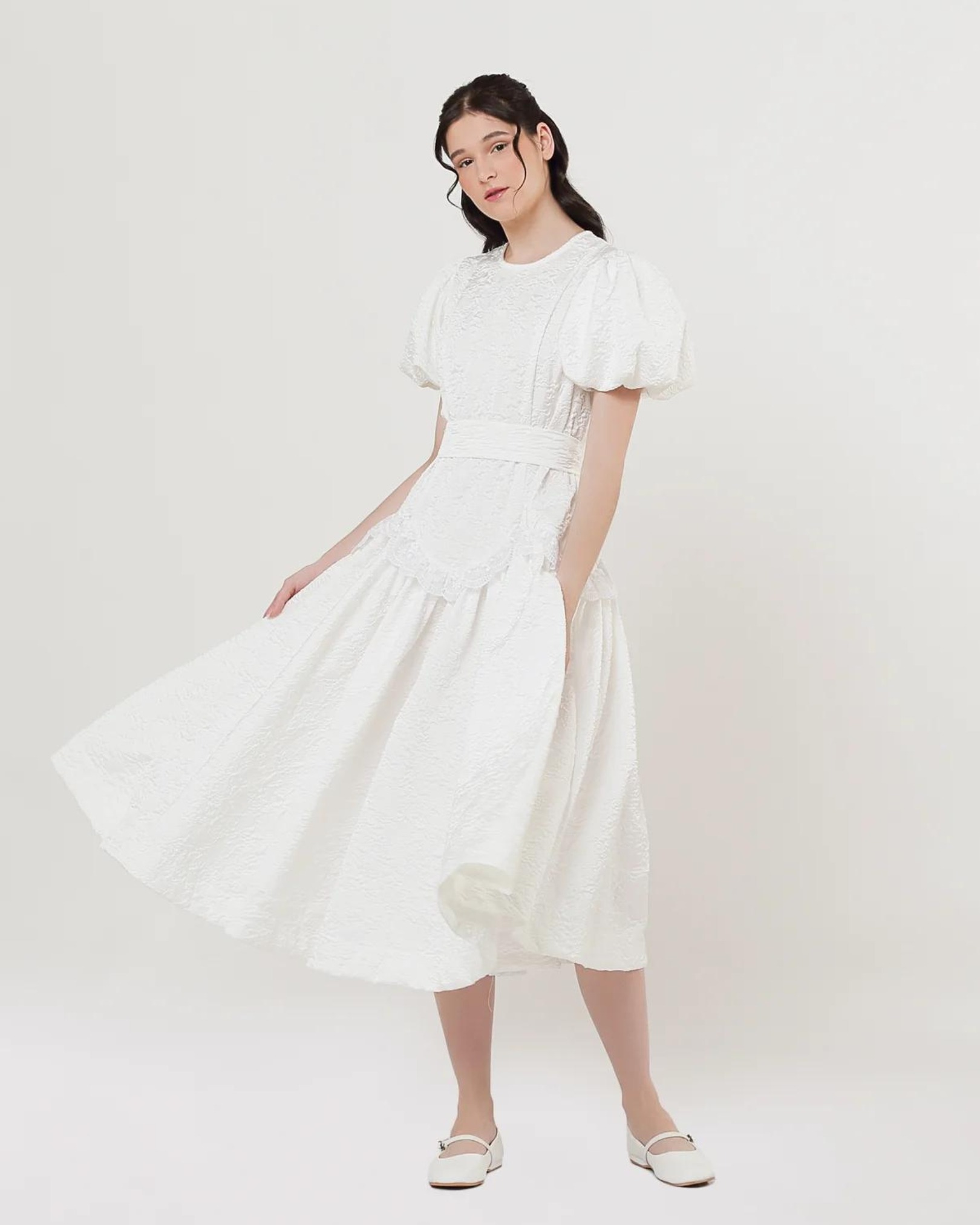 - Alexandra Dress in White